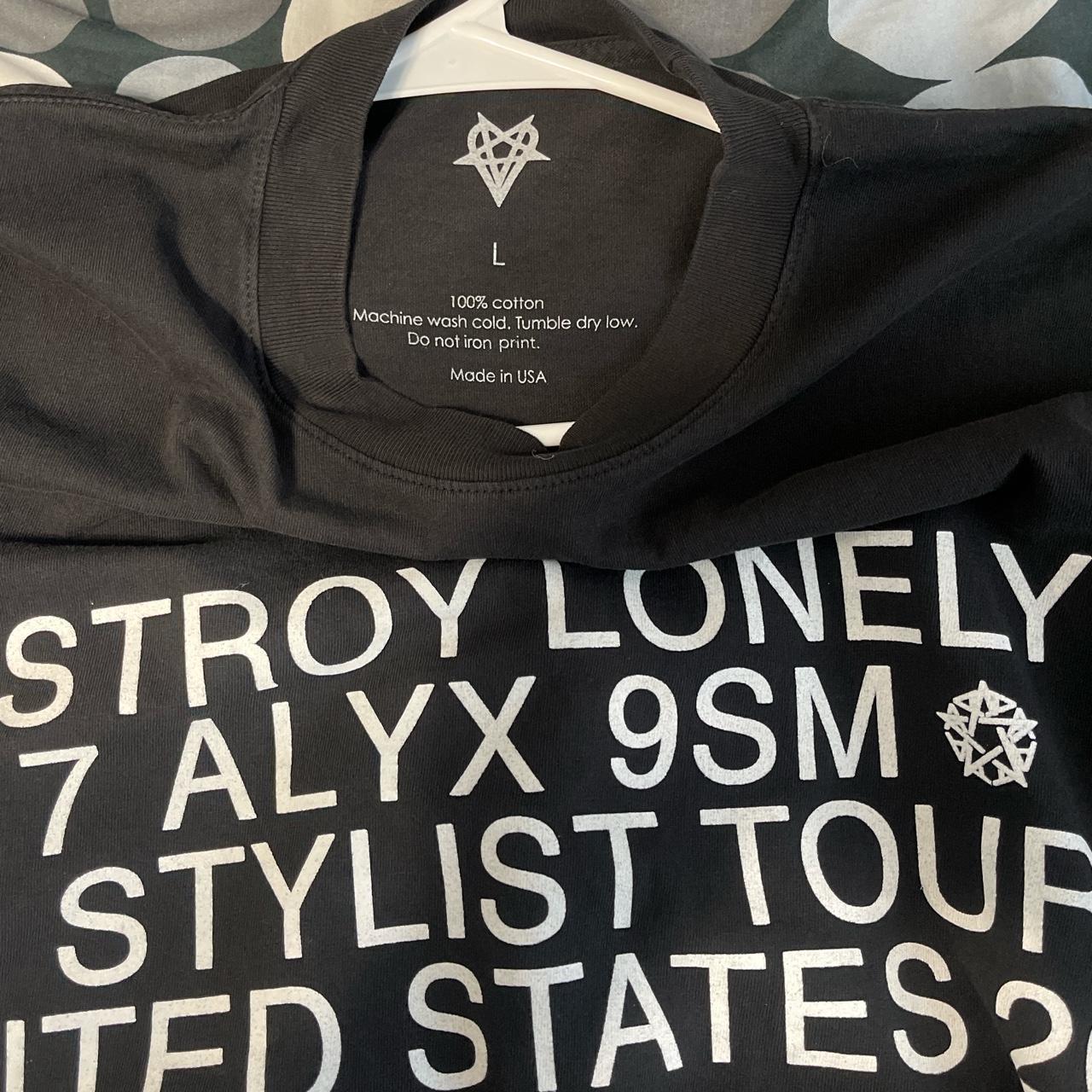Destroy Lonely No stylist tour merch 1017 alyx... - Depop