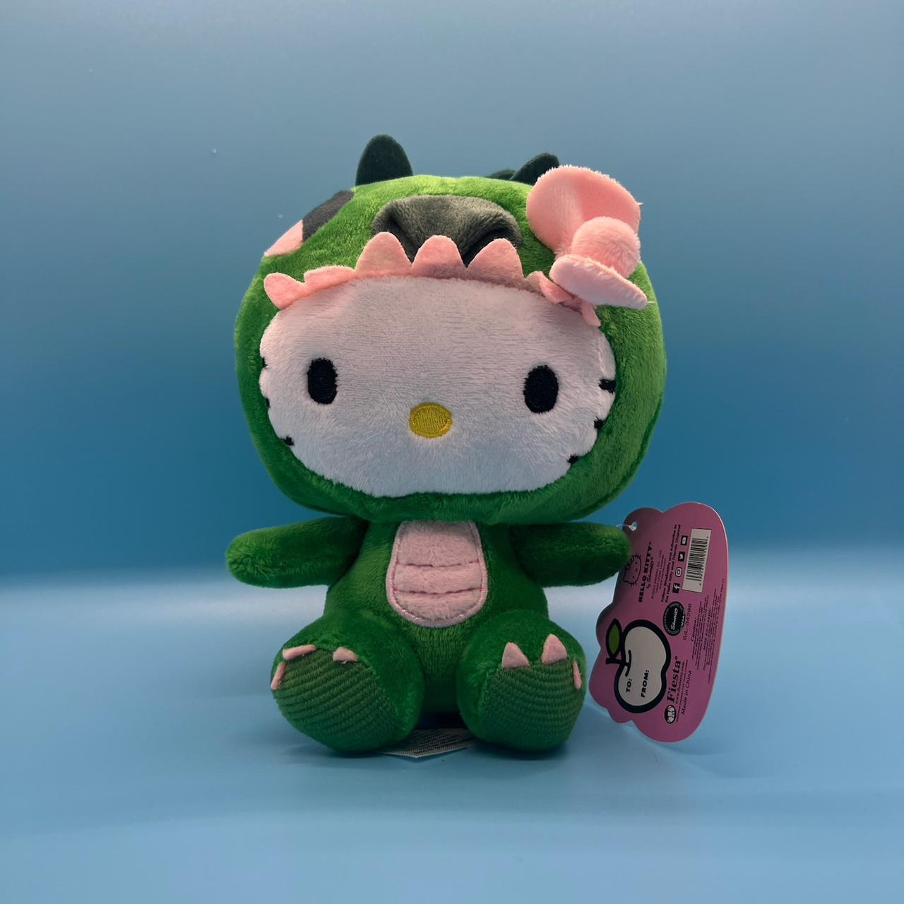 Brand New Hello Kitty dressed in a Green Dinosaur... | Depop