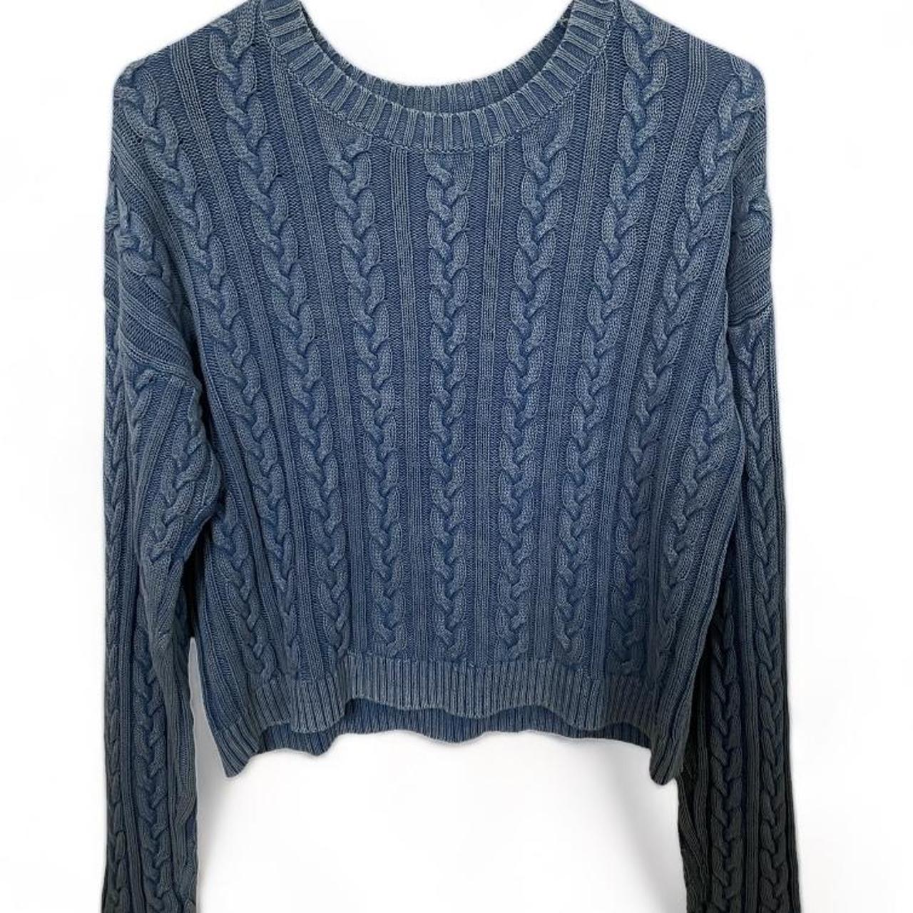 Very cute and comfy light blue knit sweater perfect... - Depop