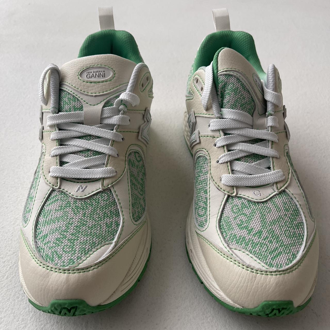 Ganni New balance sneakers size 8.5 worn once for a... - Depop