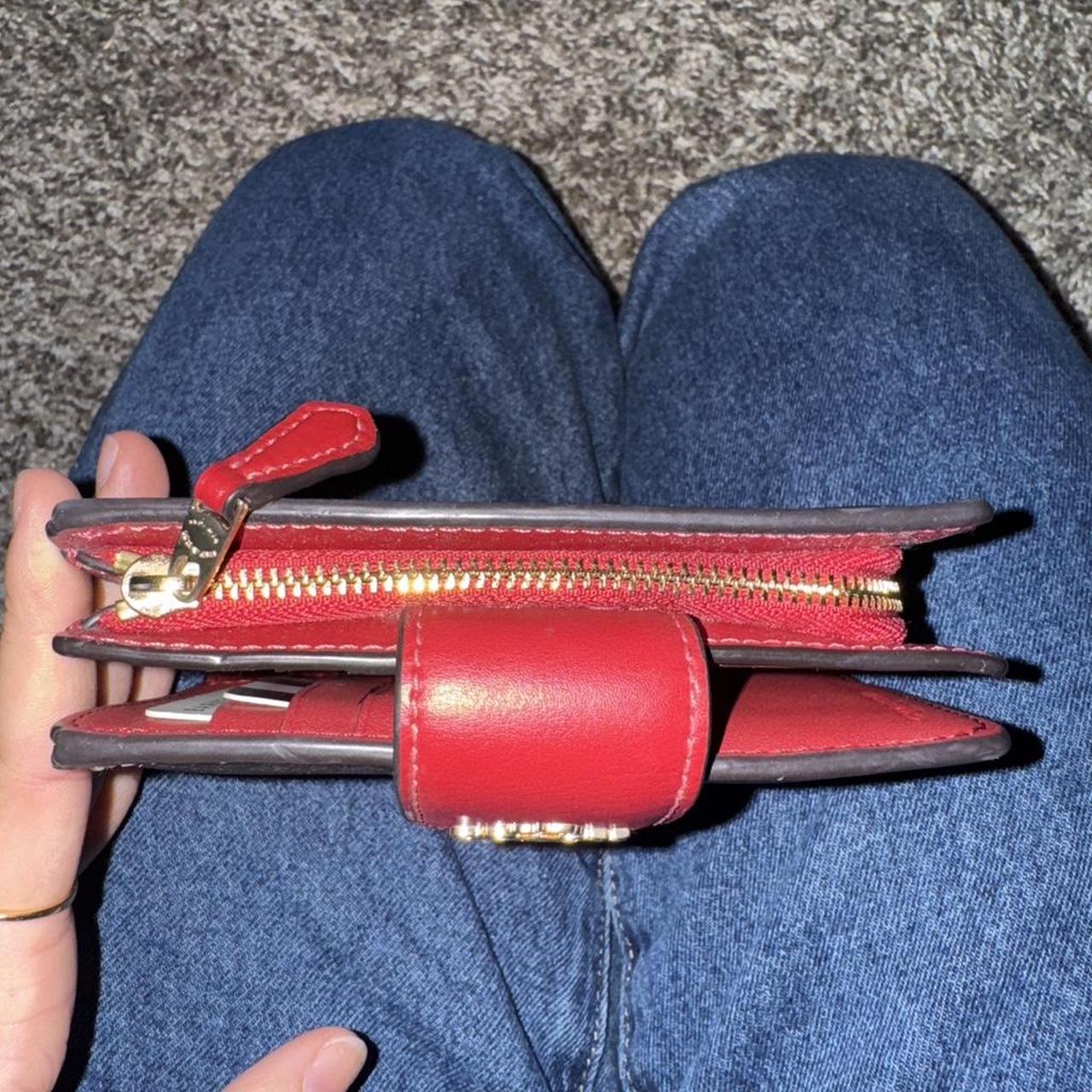 Coach wallet brown and red excellent condition... | Depop