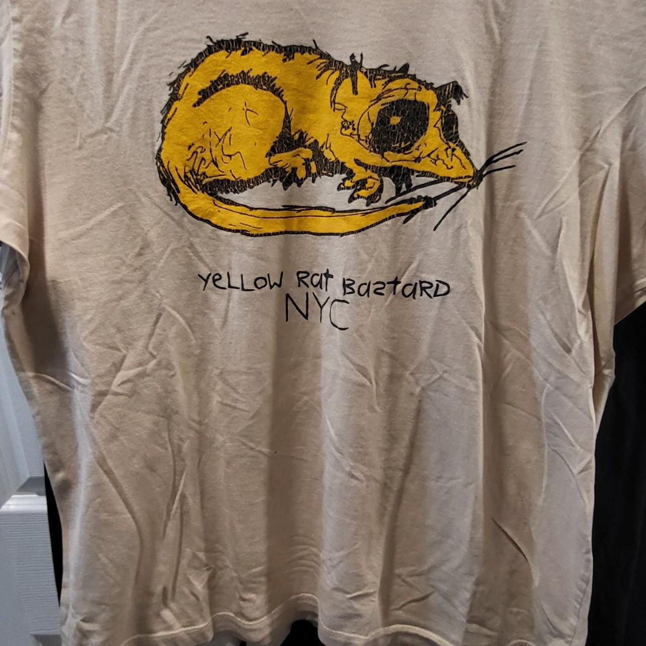 Yellow Rat Bastard tee Size L True fit M 19" pit to... - Depop