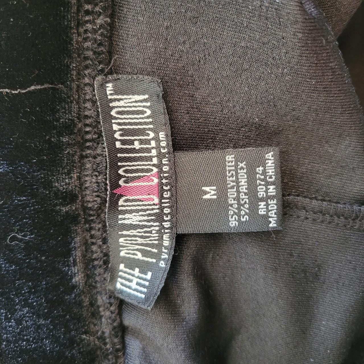 Vintage Pyramid Collection Gothic Gown! Black velvet... - Depop