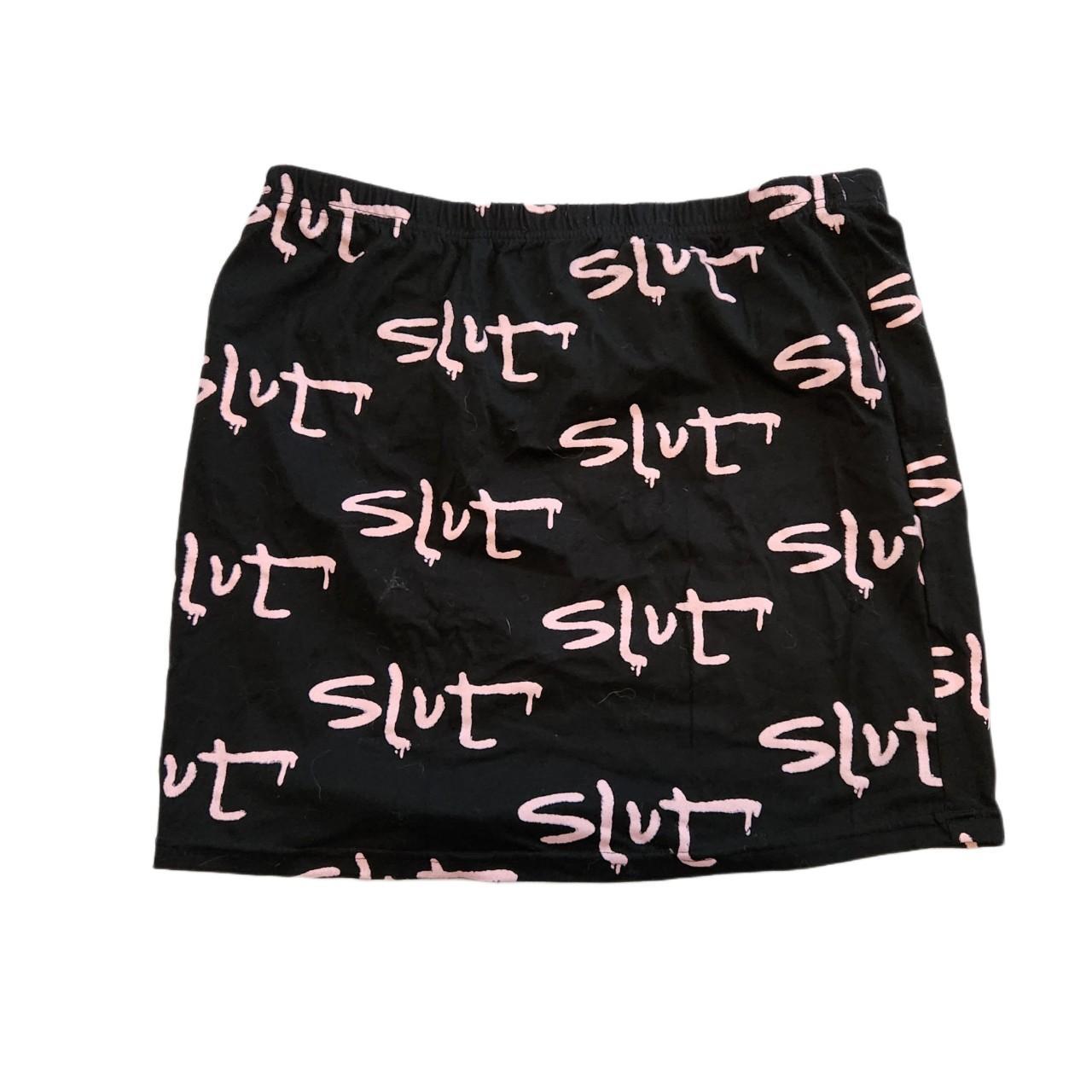 NWT Lip Service slu print skirt. Stretchy pull on... - Depop