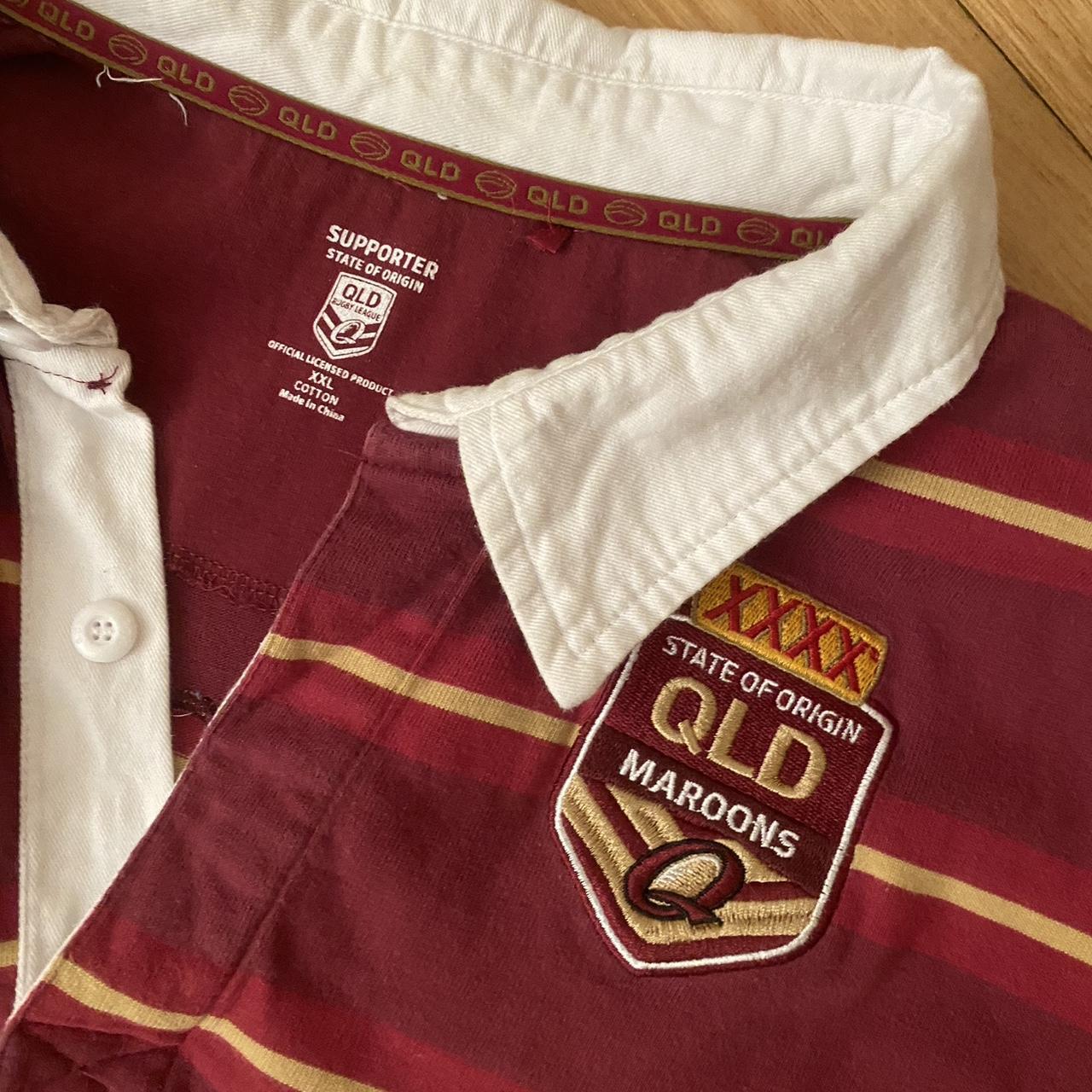 State of Origin Maroons polo Mens XXL Width:... - Depop