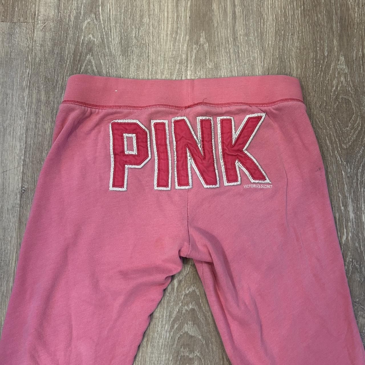Victoria's secret Pink sweatpants size xs stains... | Depop