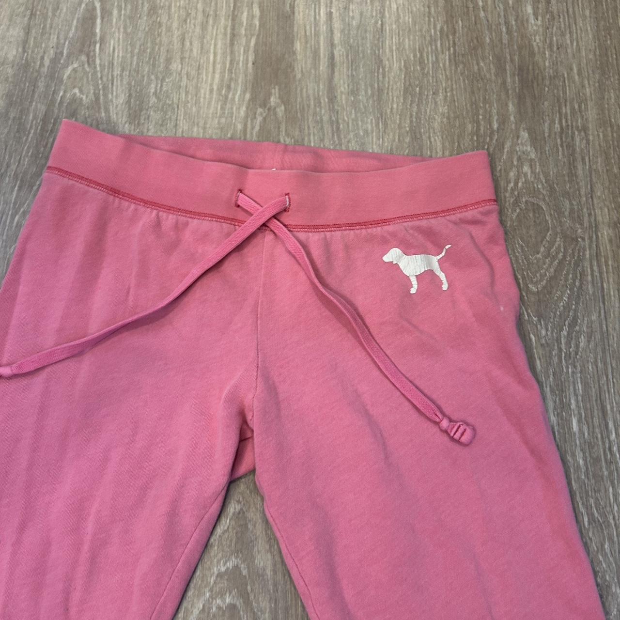 Victoria's secret Pink sweatpants size xs stains... | Depop