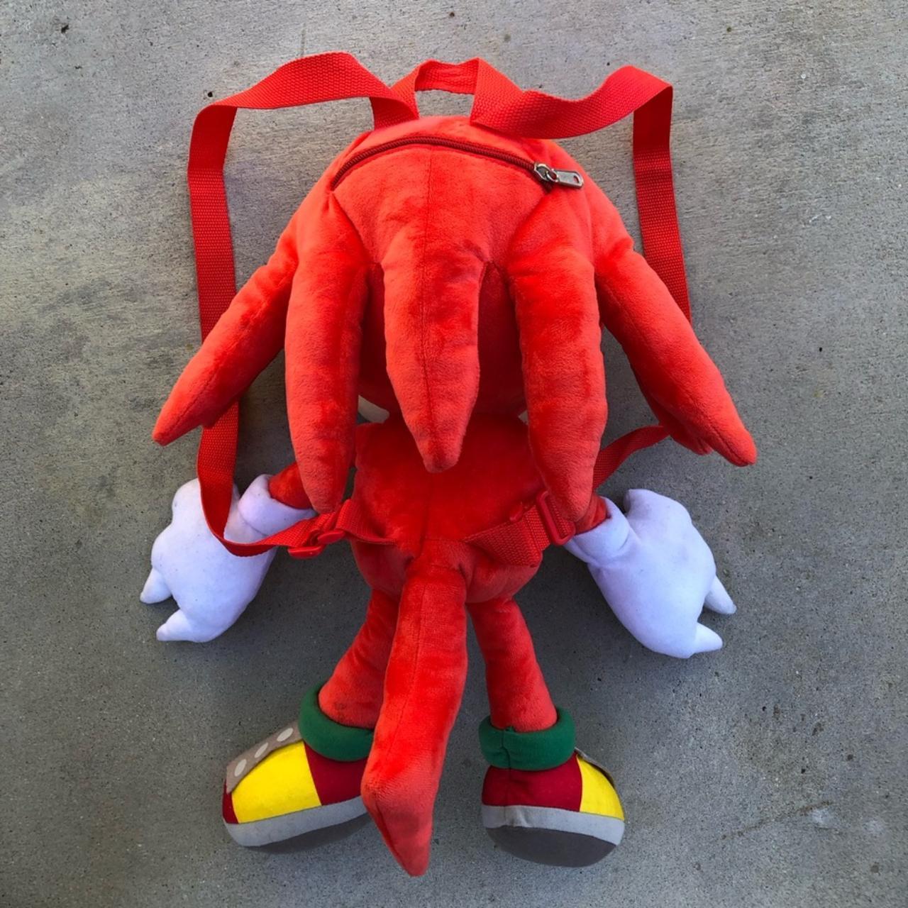 Sonic The Hedgehog Authentic Knuckles 18” Red Plush... - Depop