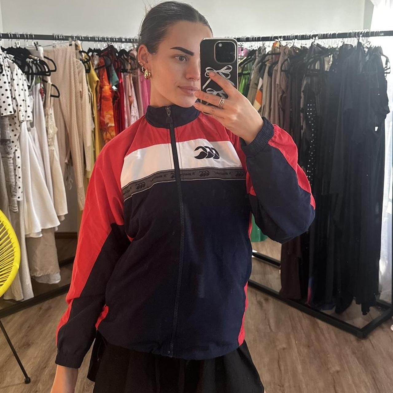 ccc jacket blue red white Canterbury jacket kids... | Depop