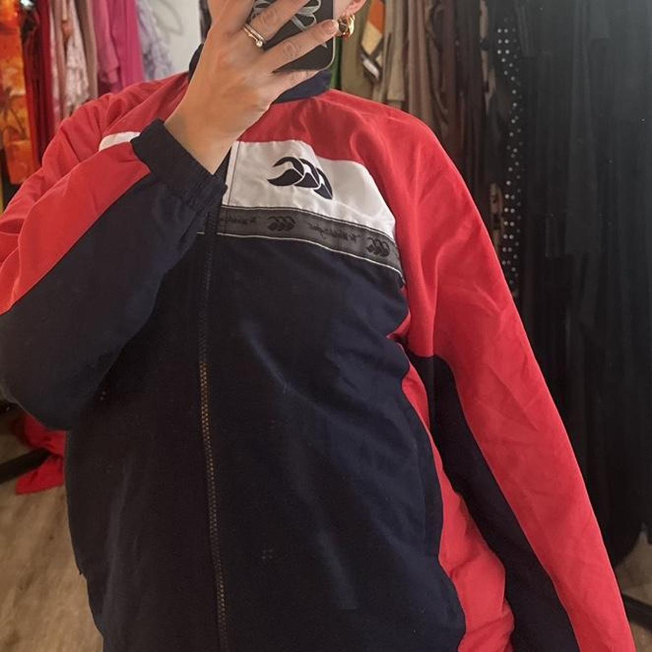 ccc jacket blue red white Canterbury jacket kids... - Depop