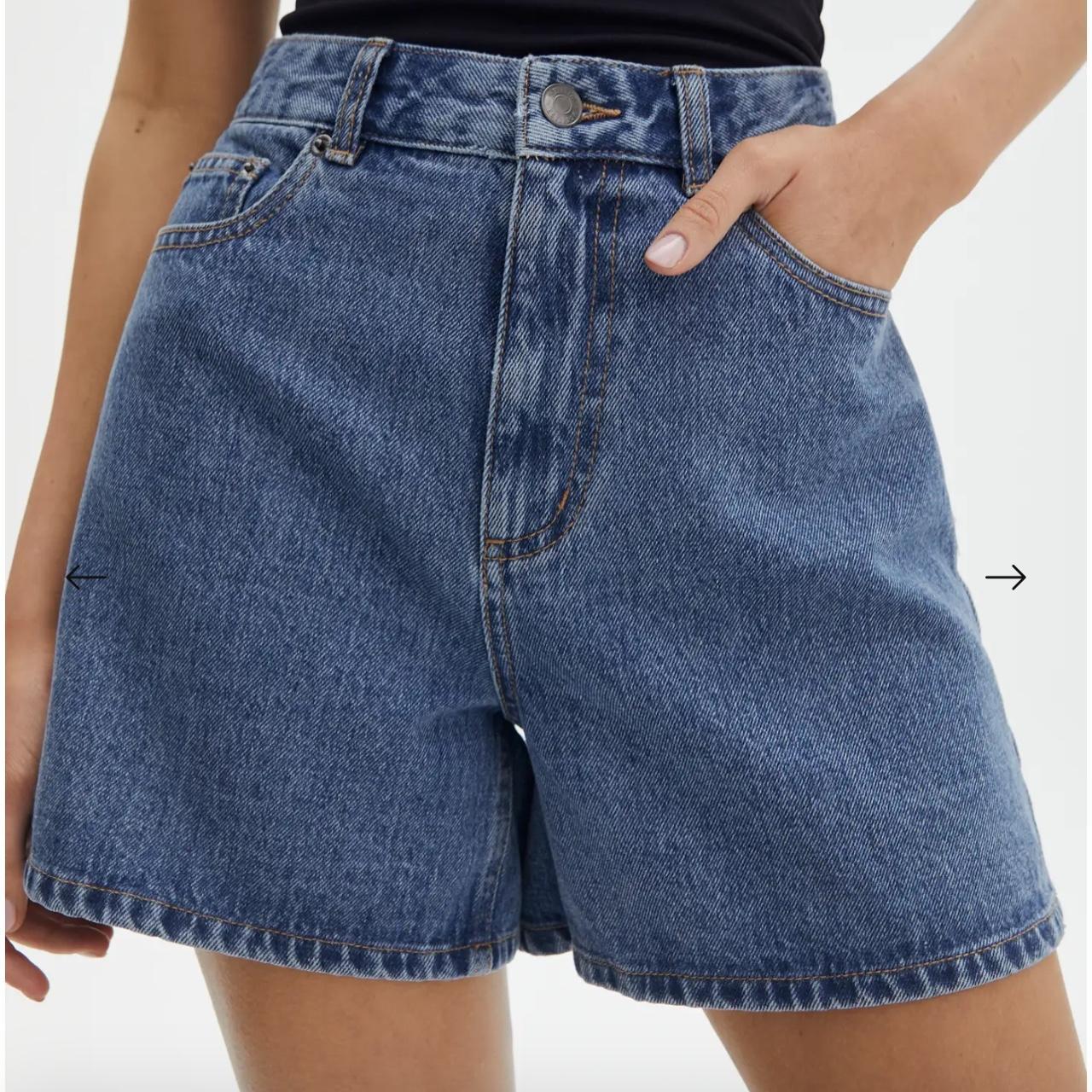 glassons high rise 90s short never worn aussie... - Depop