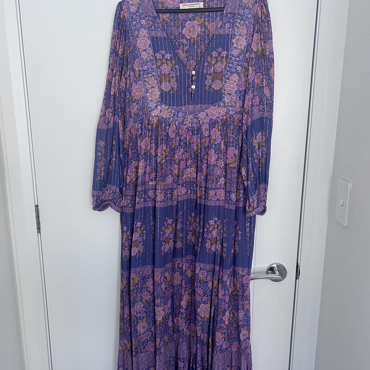 Spell Juniper Gown Violet Size Xs Will Fit 8 10 Depop
