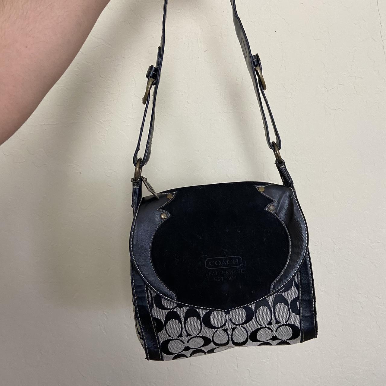 2000s Black coach side bag Such a cute side bag, the... - Depop