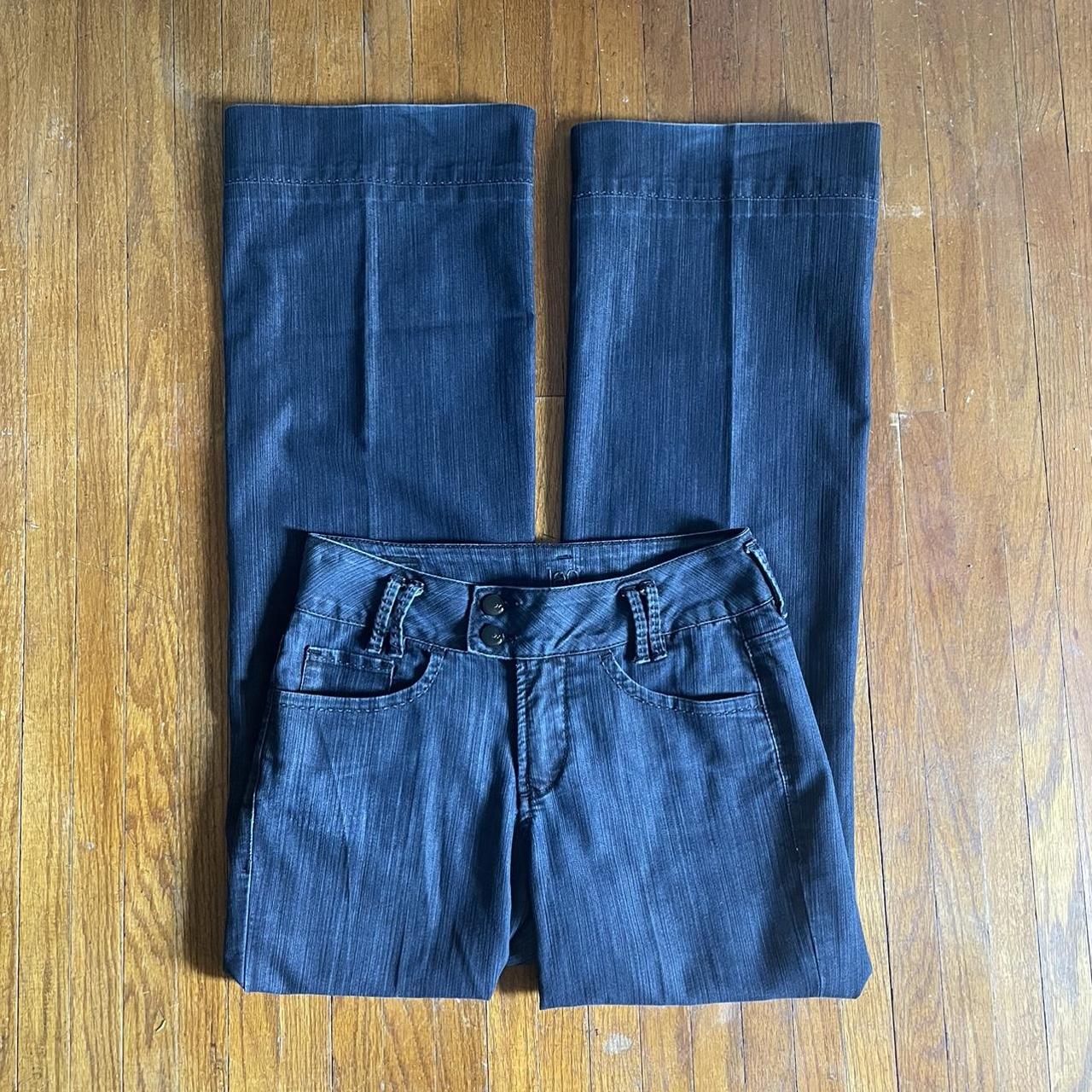 Vintage Wide Leg Jag Pants Size 2 Waist: 14.5in... - Depop