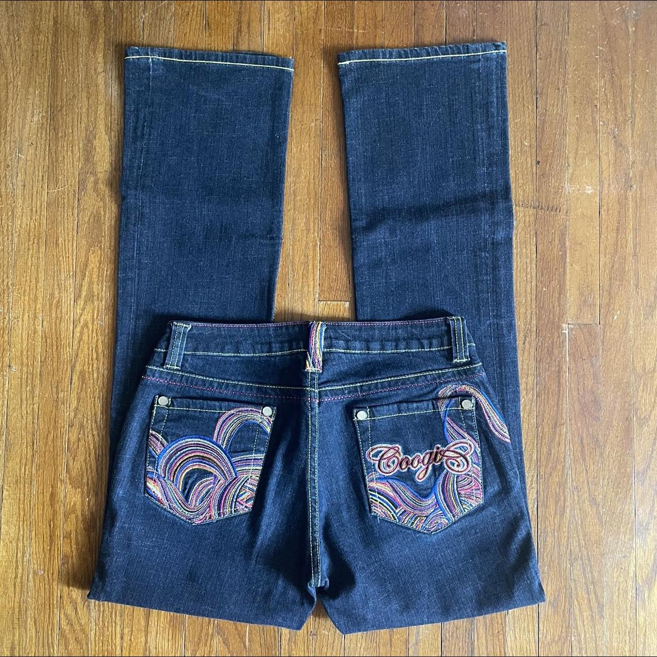 Y2K Coogi Straight Leg Jeans tagged size 9/10 ... - Depop