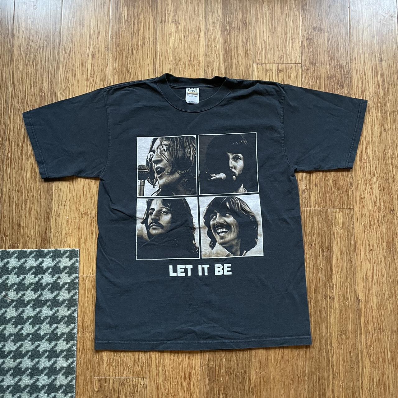 Vintage Anvil The Beatles Tee Size Medium... - Depop