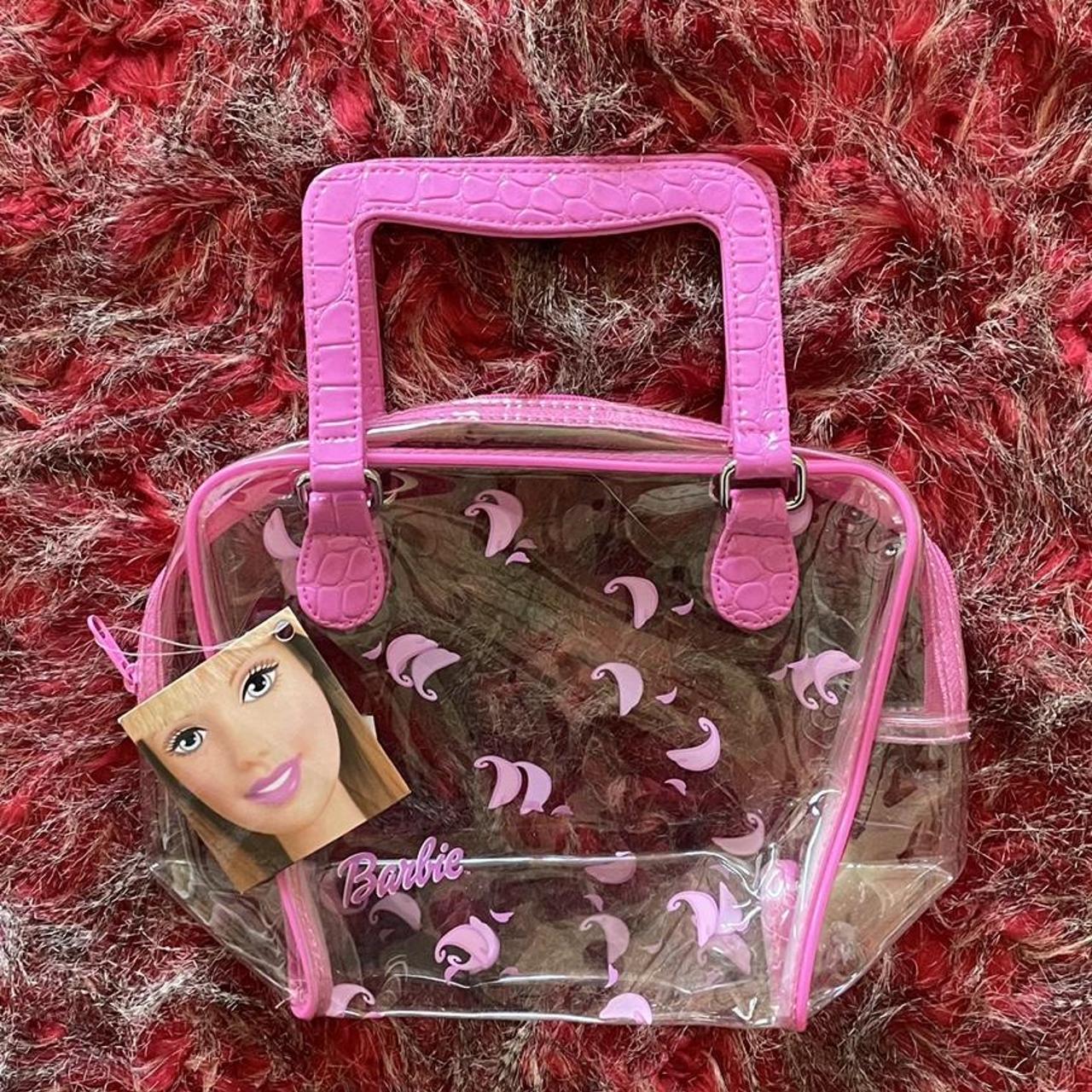 Deadstock early 2000s barbie clear mini bag . Love... - Depop