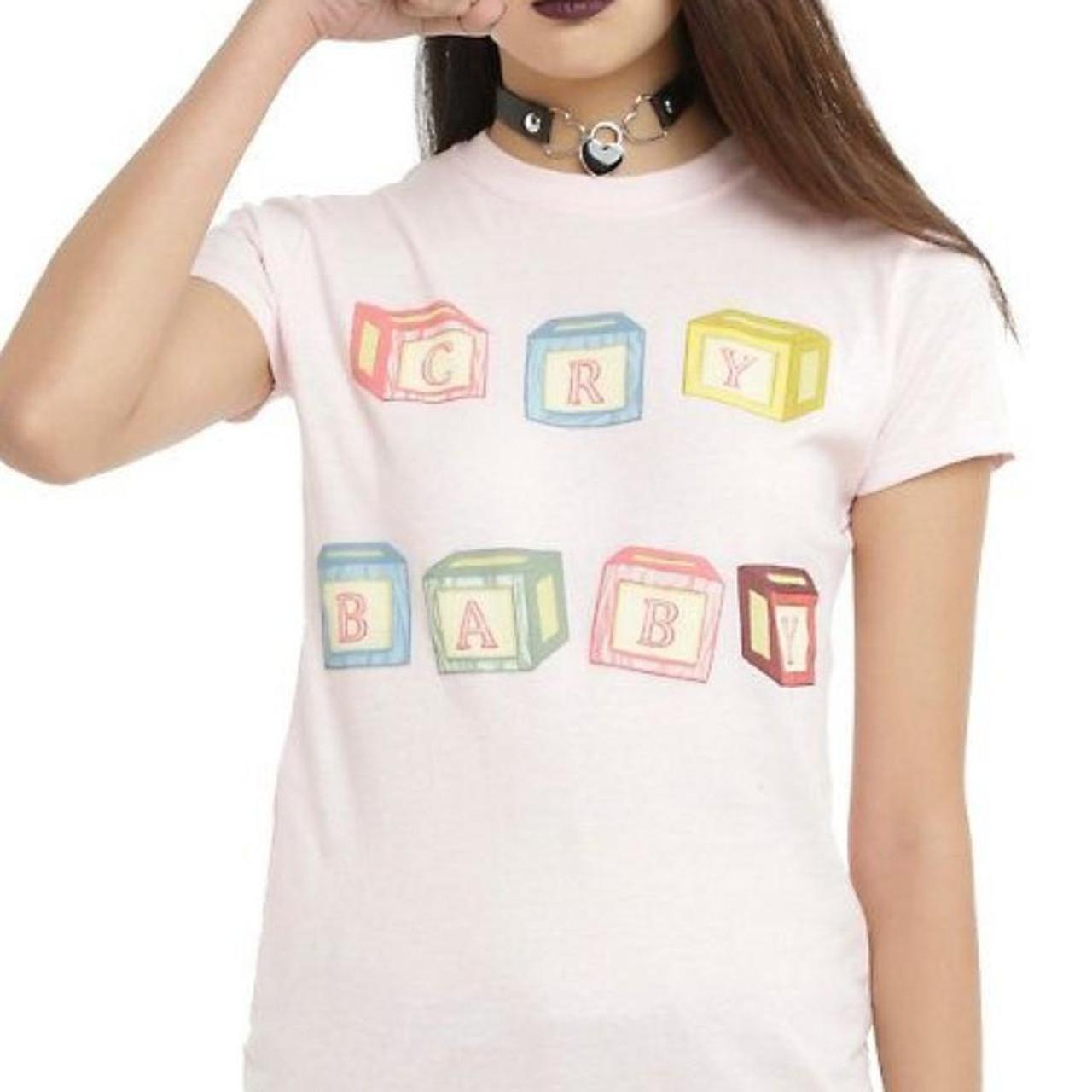 Official Melanie Martinez Cry Baby merch pink tshirt... - Depop