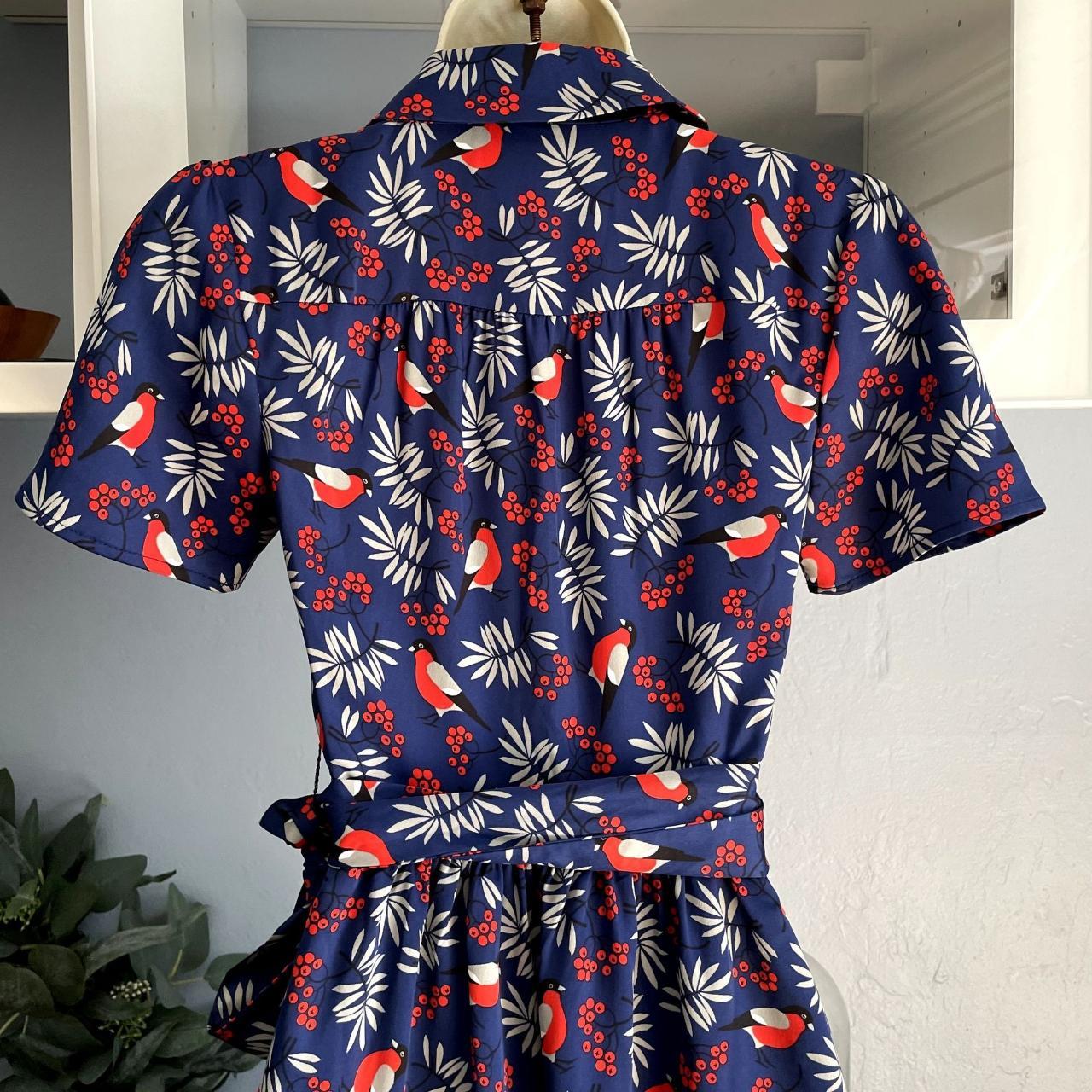 New With Tags Modcloth Tied and Timeless Bird Print... - Depop
