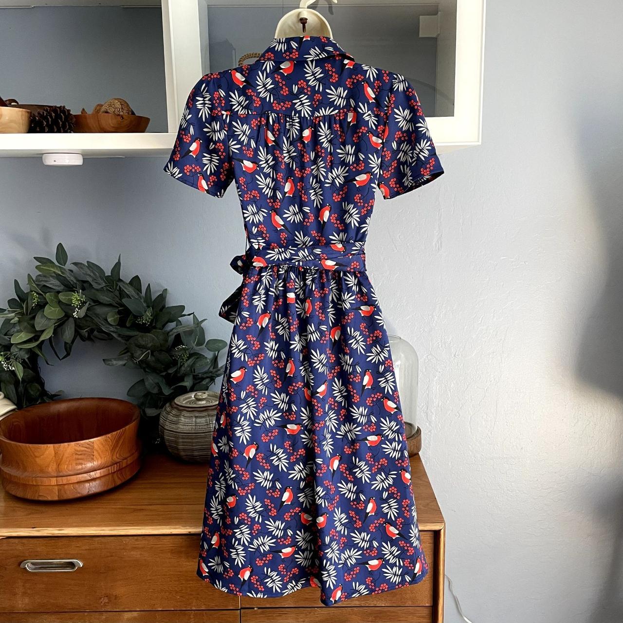 New With Tags Modcloth Tied and Timeless Bird Print... - Depop