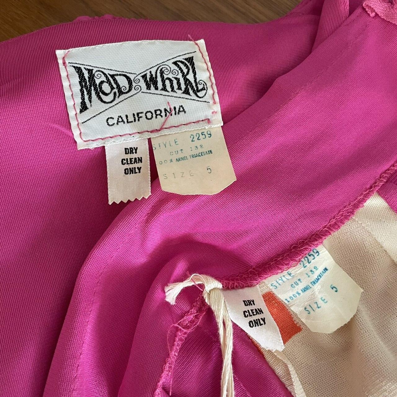 Vtg 70’s Mad Whirl California Pink Floral Top &... | Depop