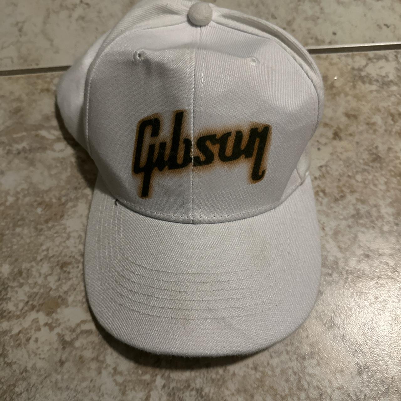 White Gibson hat - Depop