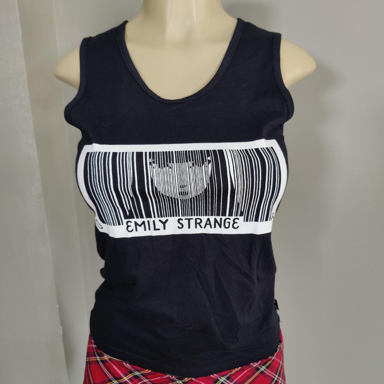 Deadstock Emily the Strange tank top with a cool... - Depop