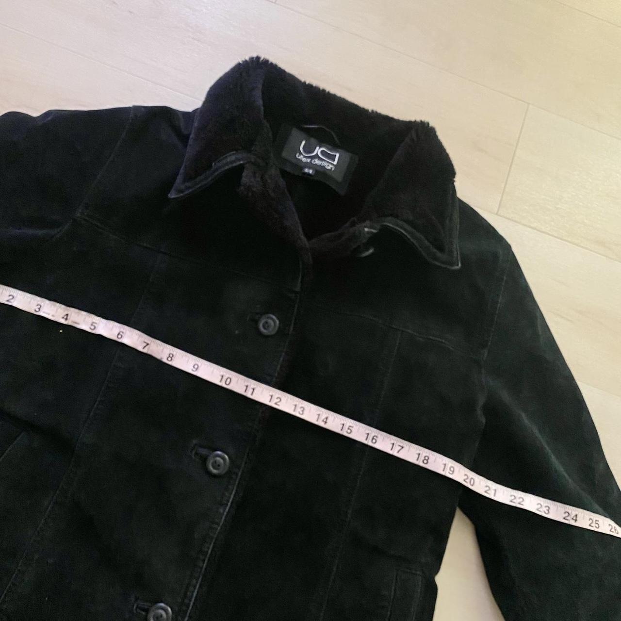 UD Utex Design Leather Coat Size L Exterior is... | Depop