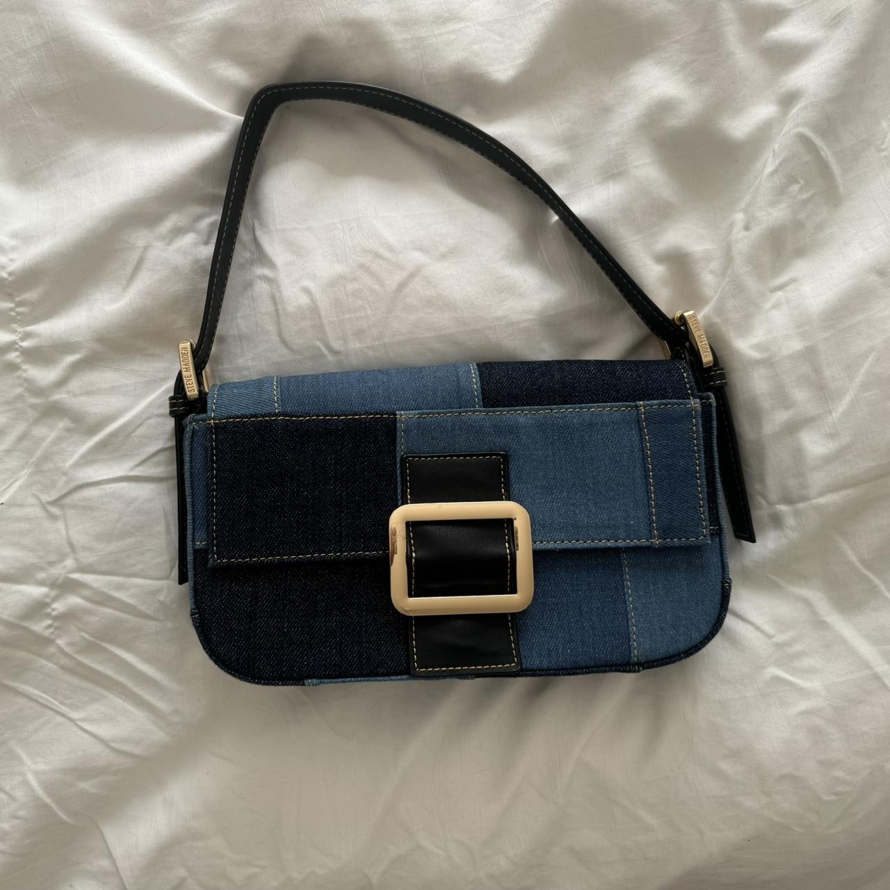 Steve Madden denim shoulder bag - Depop