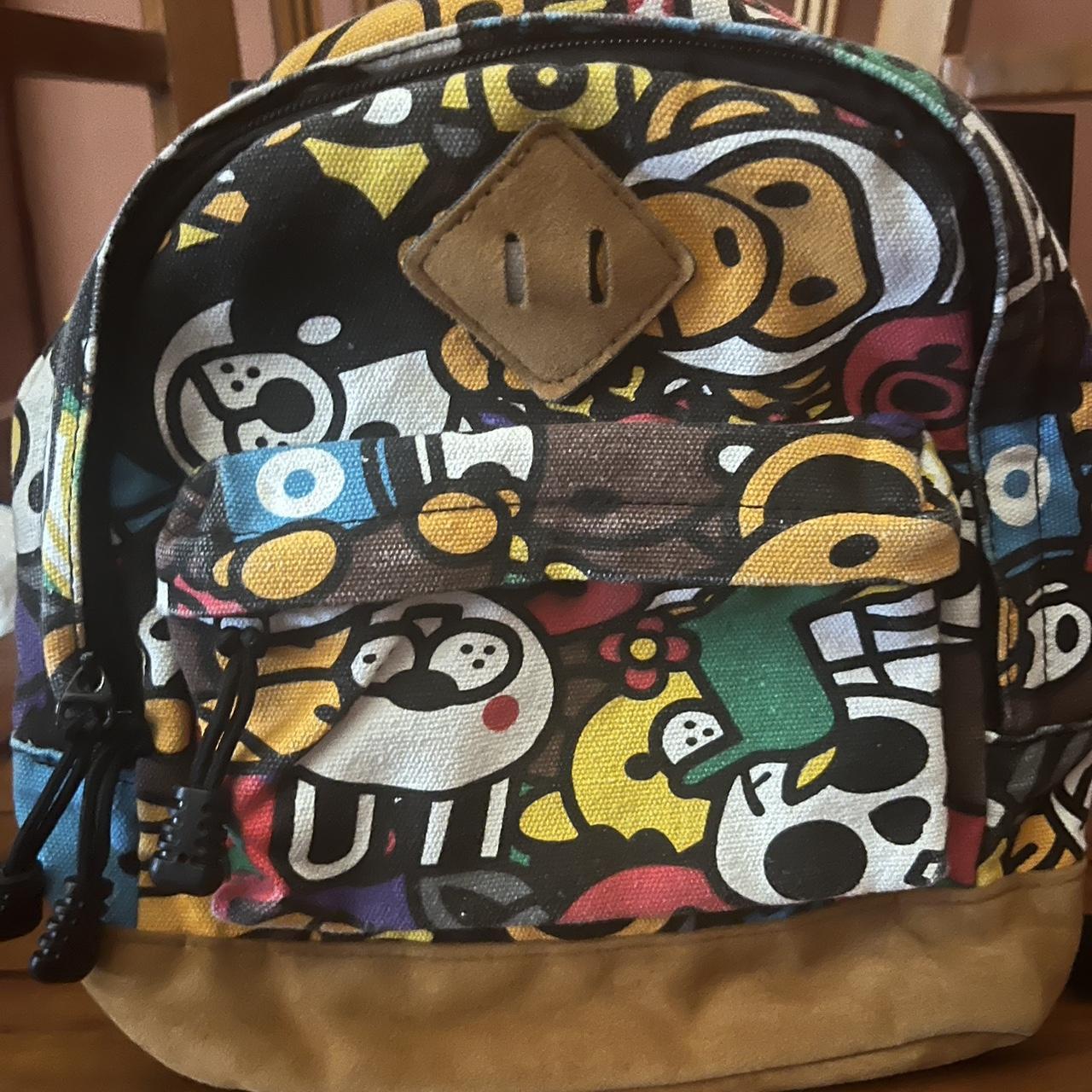 BAPE Baby Milo Mini Backpack **all zippers and... - Depop