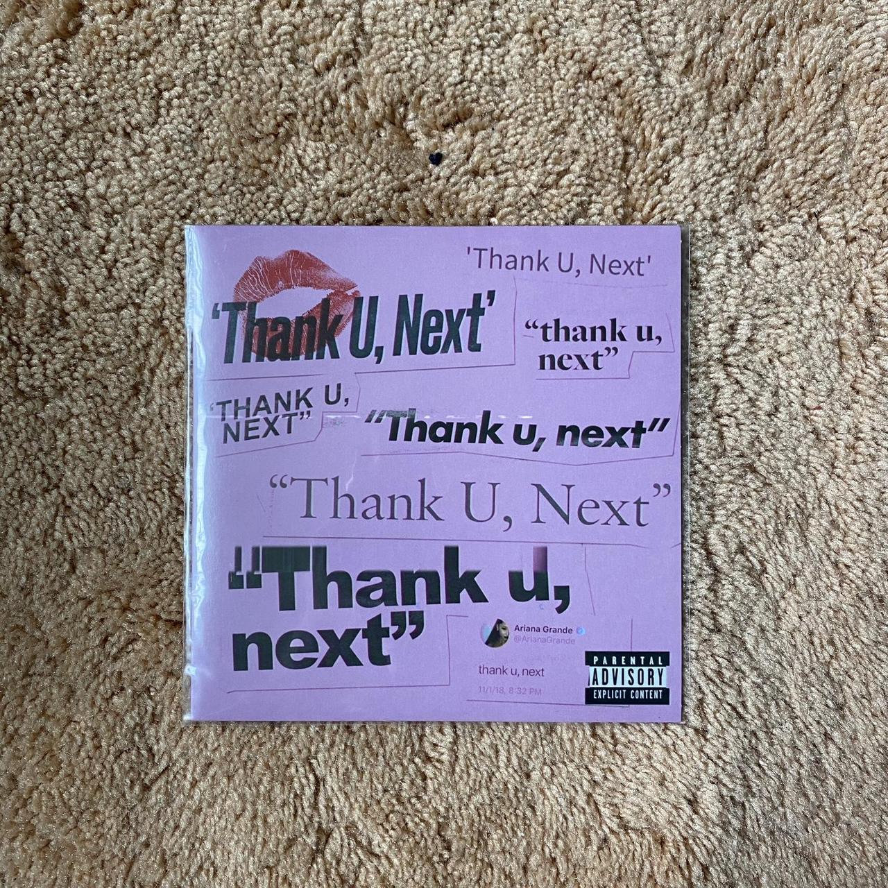 Ariana Grande - thank u, next 7 inch vinyl 🩷 Played... - Depop