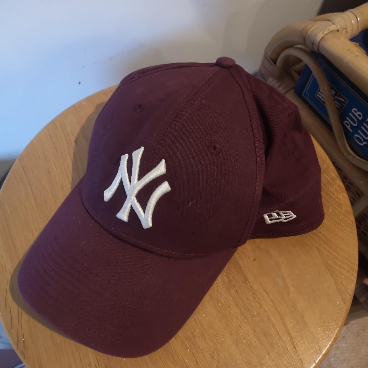 Official New Era burgundy cap Like new... - Depop