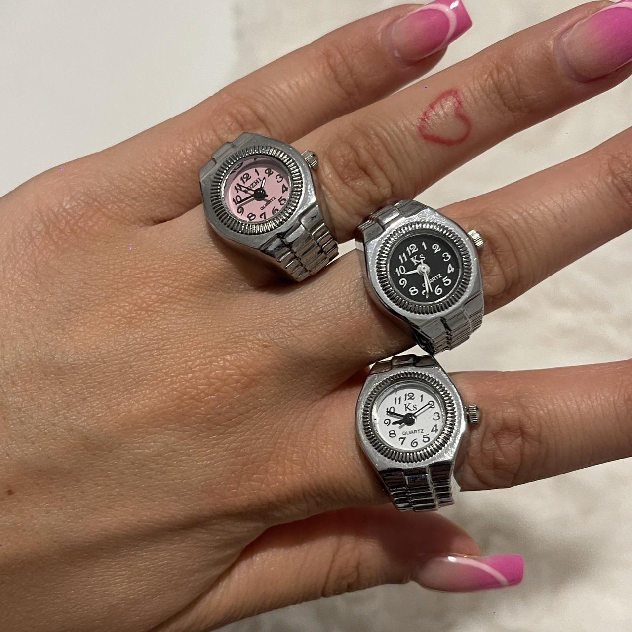 watch rings set of 3 #rings #watches - Depop