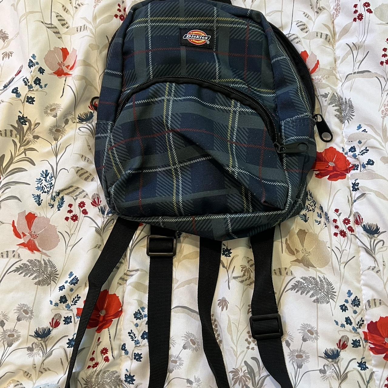 Dickies Women's Green and Blue Bag | Depop