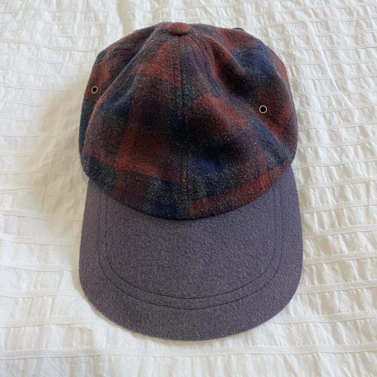 Vintage country road fitted cap. Lovely plaid... - Depop