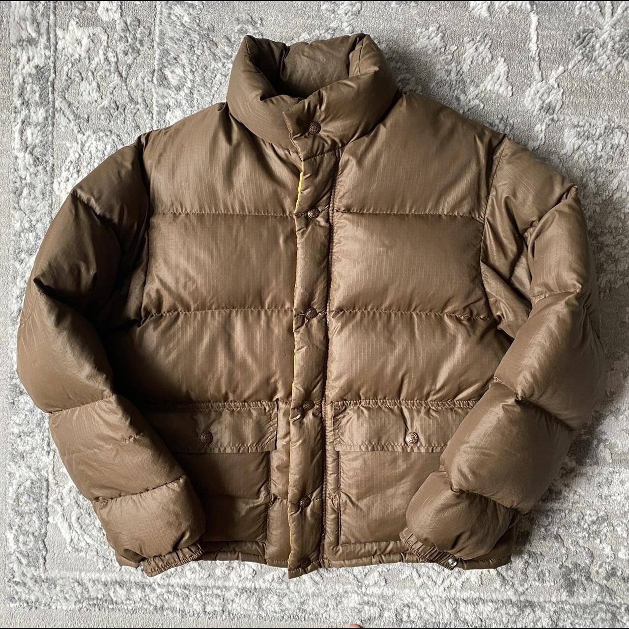 Men's Brown and Yellow Jacket | Depop