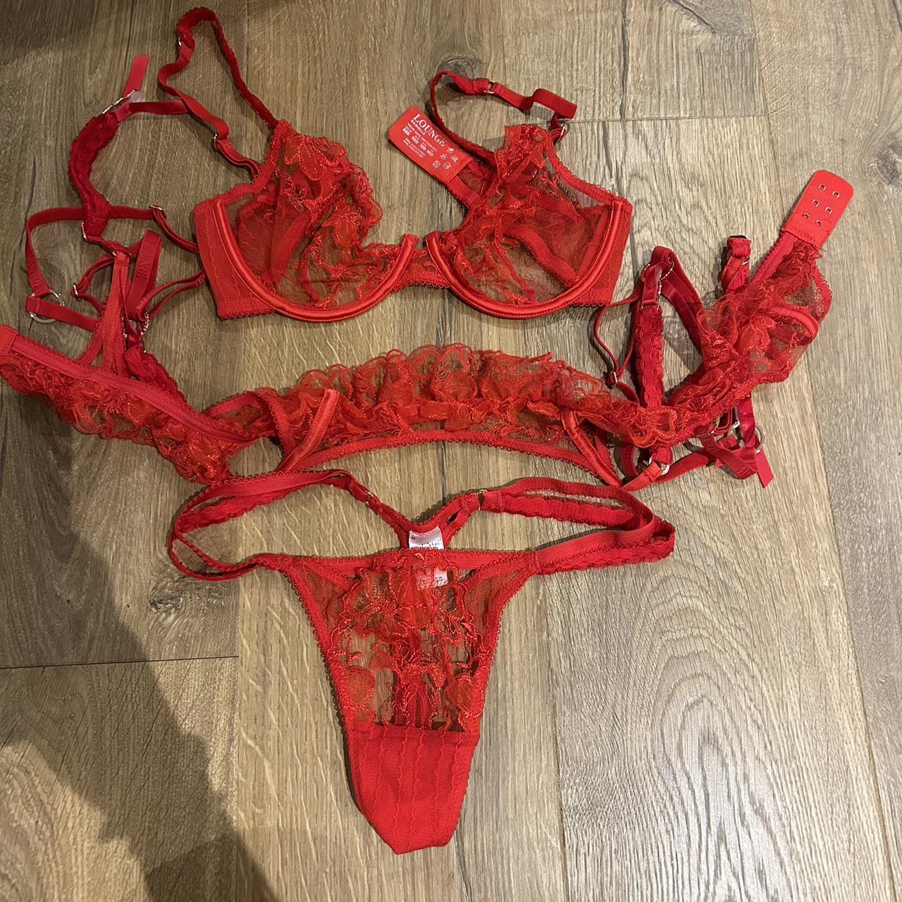 Loungewear set danielle intimates set 32B bra... - Depop