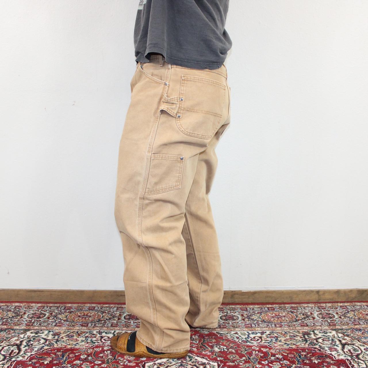 Vintage Tan Dickies Carpenter Pants Relaxed... - Depop