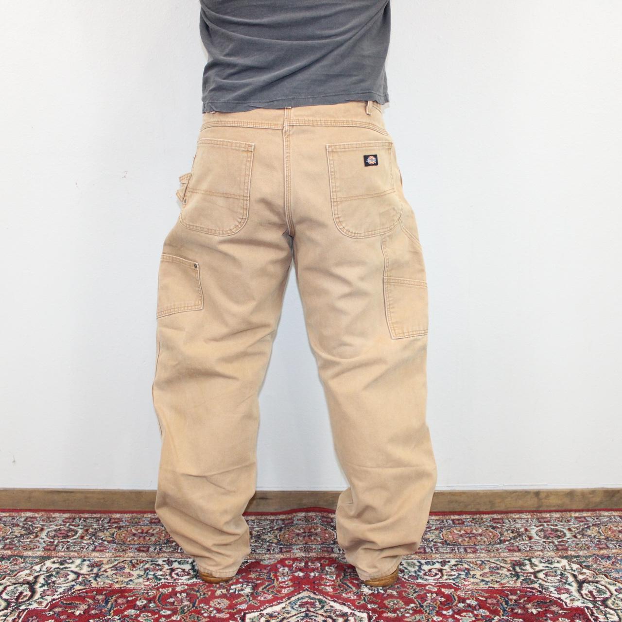 Vintage Tan Dickies Carpenter Pants Relaxed... - Depop
