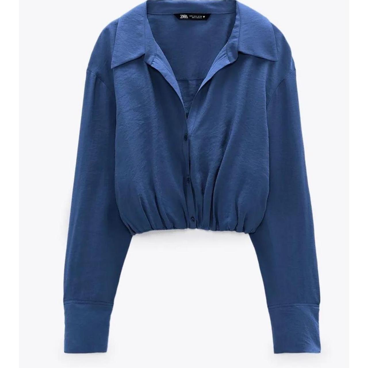 Zara Blue Top - Depop