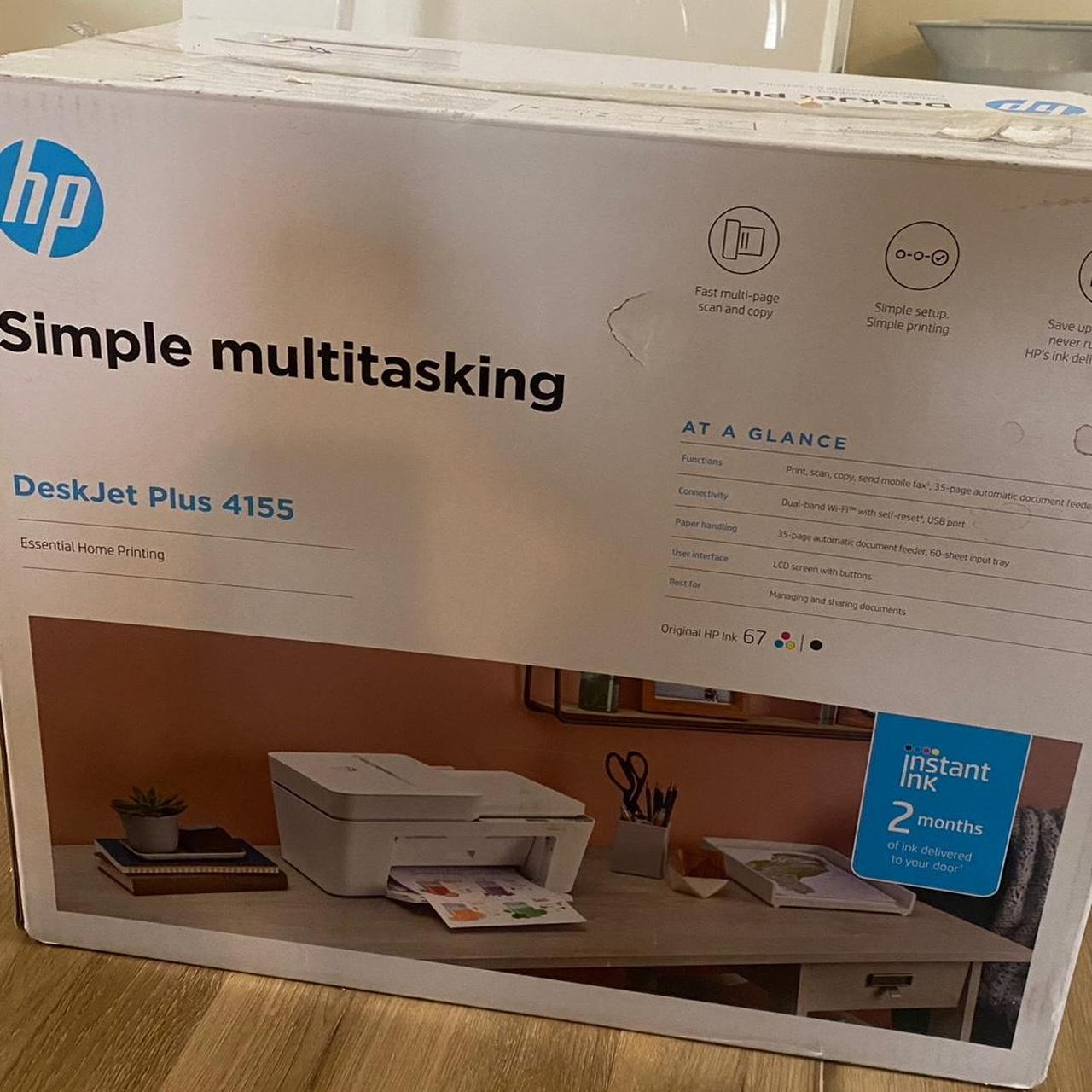 HP Deskjet Plus 4155 All-in-One printer... | Depop