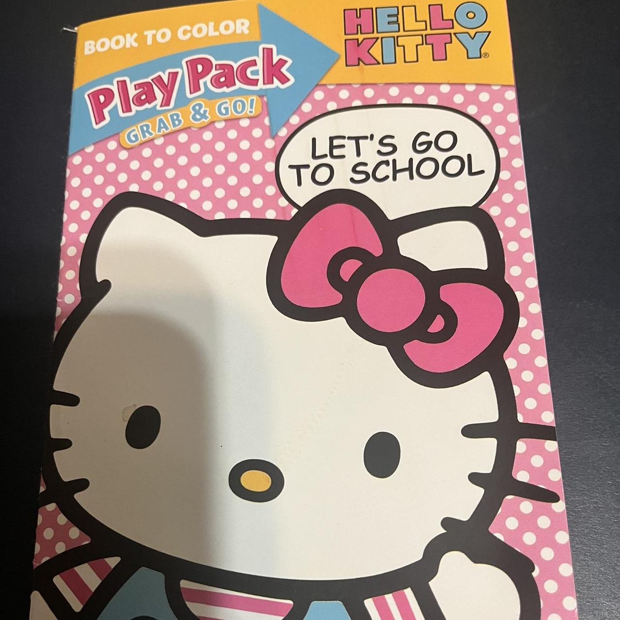 Hello kitty mini coloring book never been colored in... - Depop