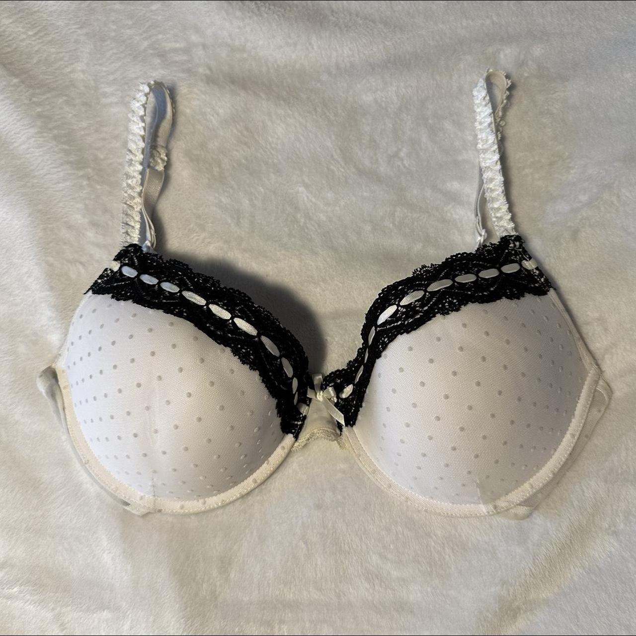 CANDIES cute lace bra Has cute mesh polka dot on... - Depop