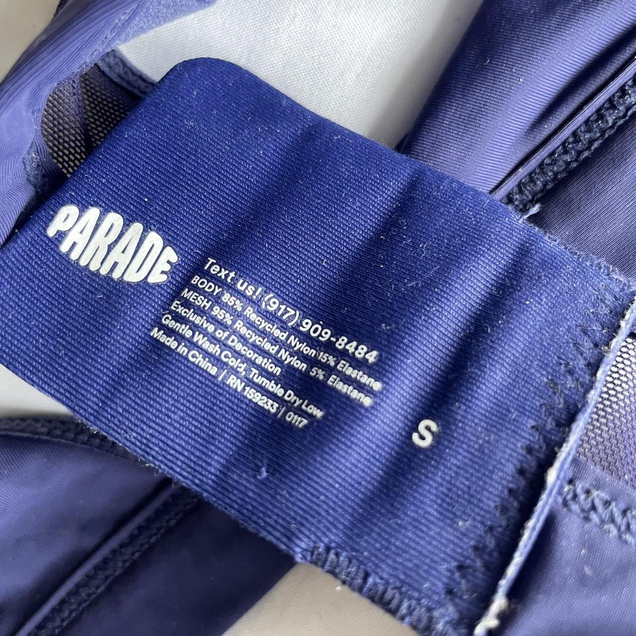 Parade Triangle Bralette | Archive Re:Play Navy... - Depop