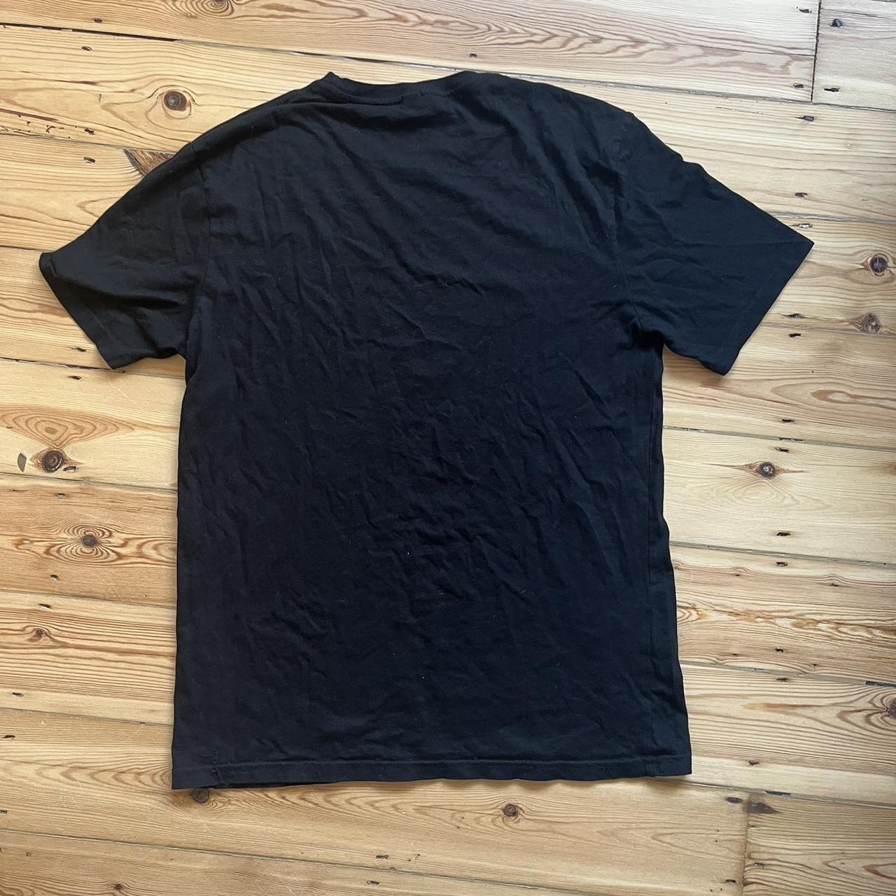 Red graphic gothic skull T-shirt Size Medium Message... - Depop