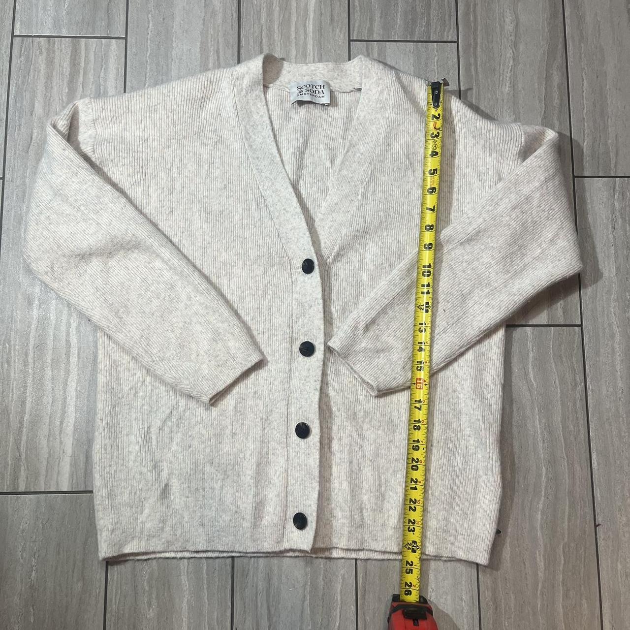Scotch & Soda Alpaca/wool blend Cardigan oversized... | Depop