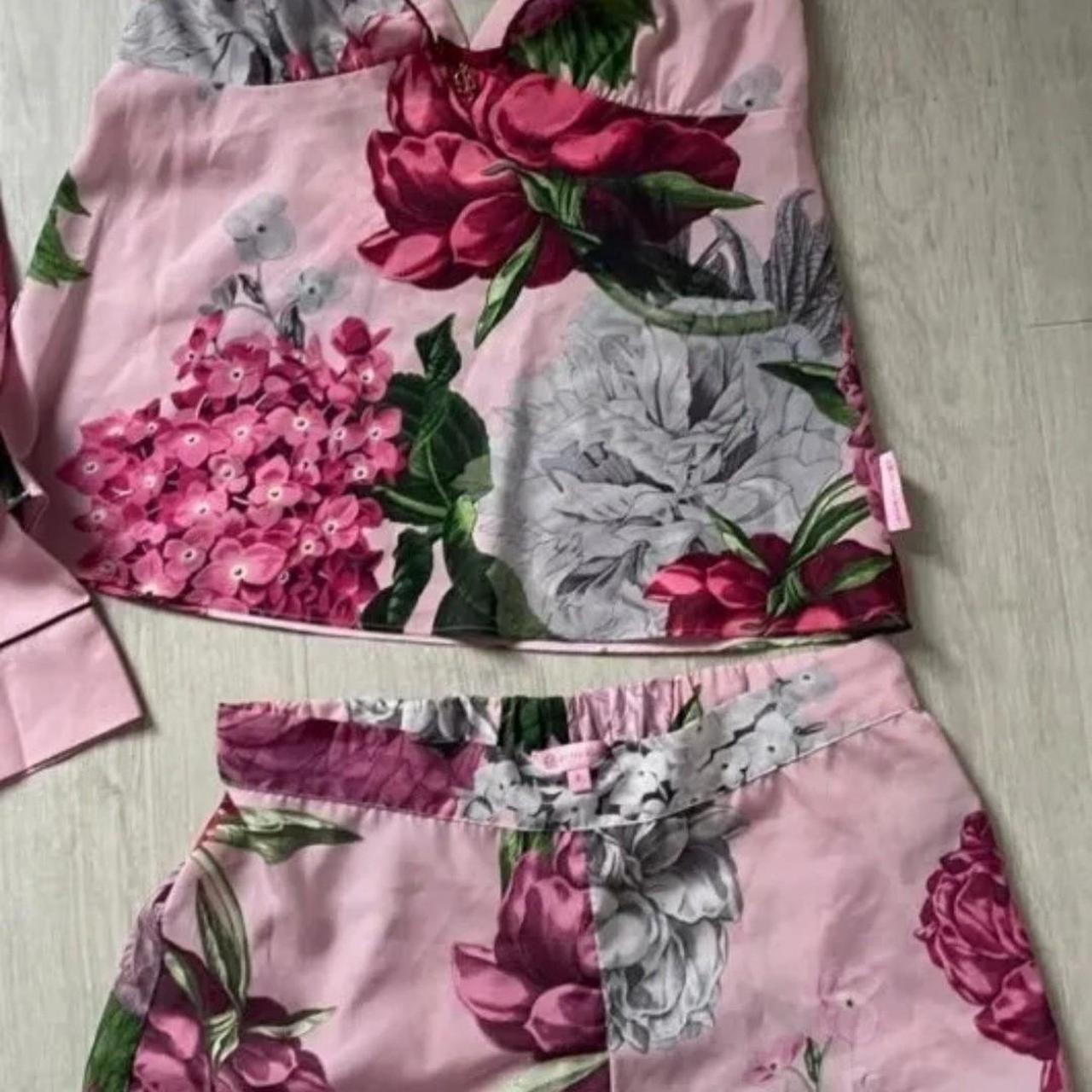 Ted baker womens Palace Gardens pink floral Camisole... - Depop