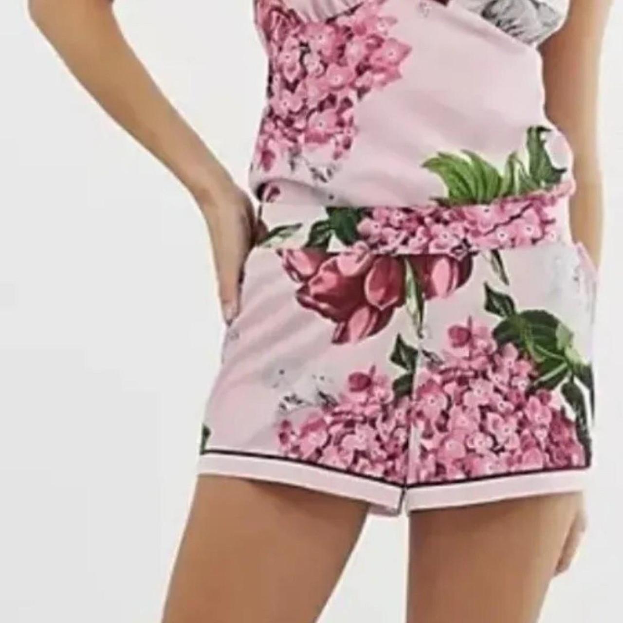 Ted baker womens Palace Gardens pink floral Camisole... - Depop