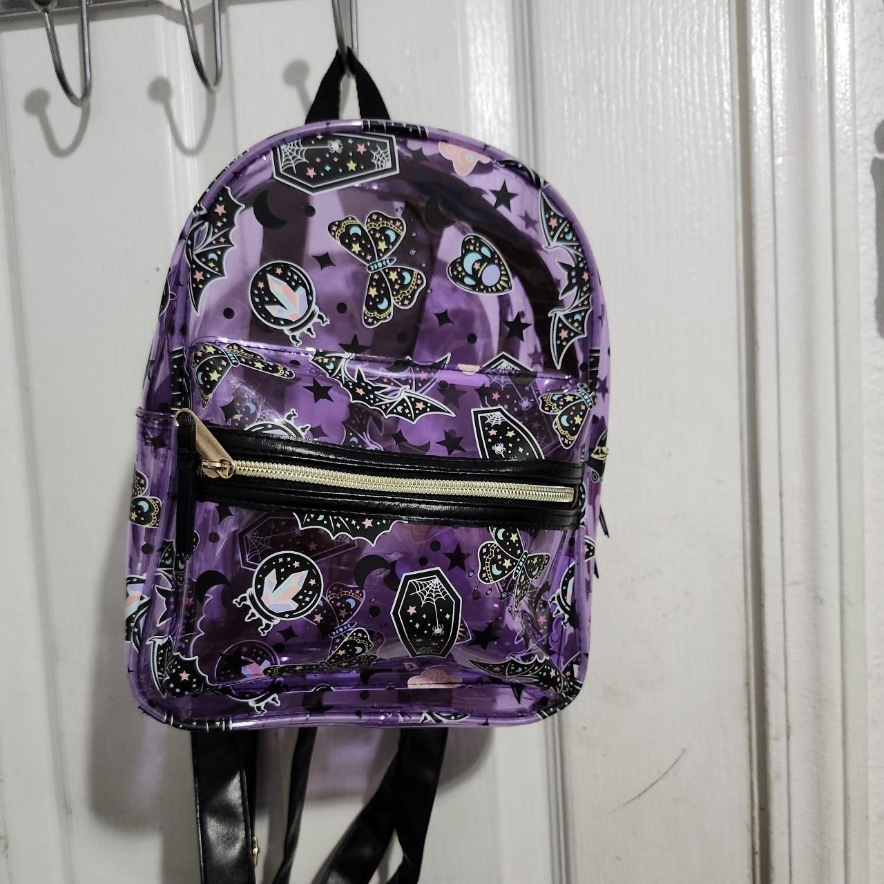 [ACCESSORIES] Jelly Vinyl Mini Backpack w/ Spooky... - Depop