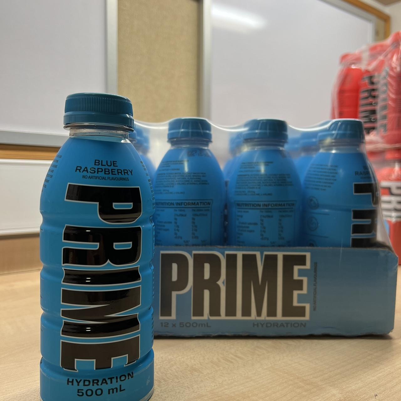 Prime Blue Raspberry Hydration Drink - 500ml 12... - Depop